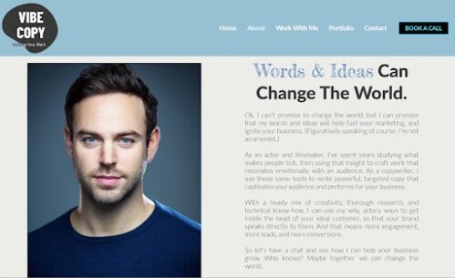 25+ Amazing Copywriting Portfolio Examples to Inspire Your Own - Mirasee