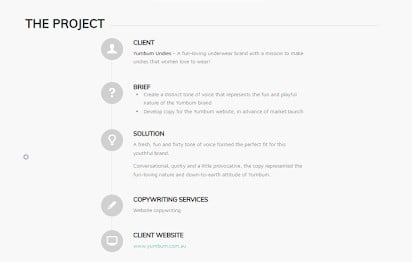 25+ Amazing Copywriting Portfolio Examples to Inspire Your Own - Mirasee